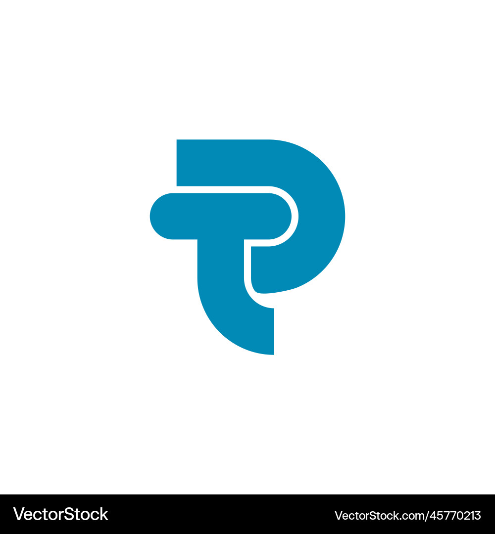 TP Monogram Logo Royalty Free Vector Image - VectorStock