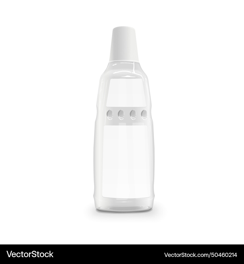 Plastic water bottle Royalty Free Vector Image