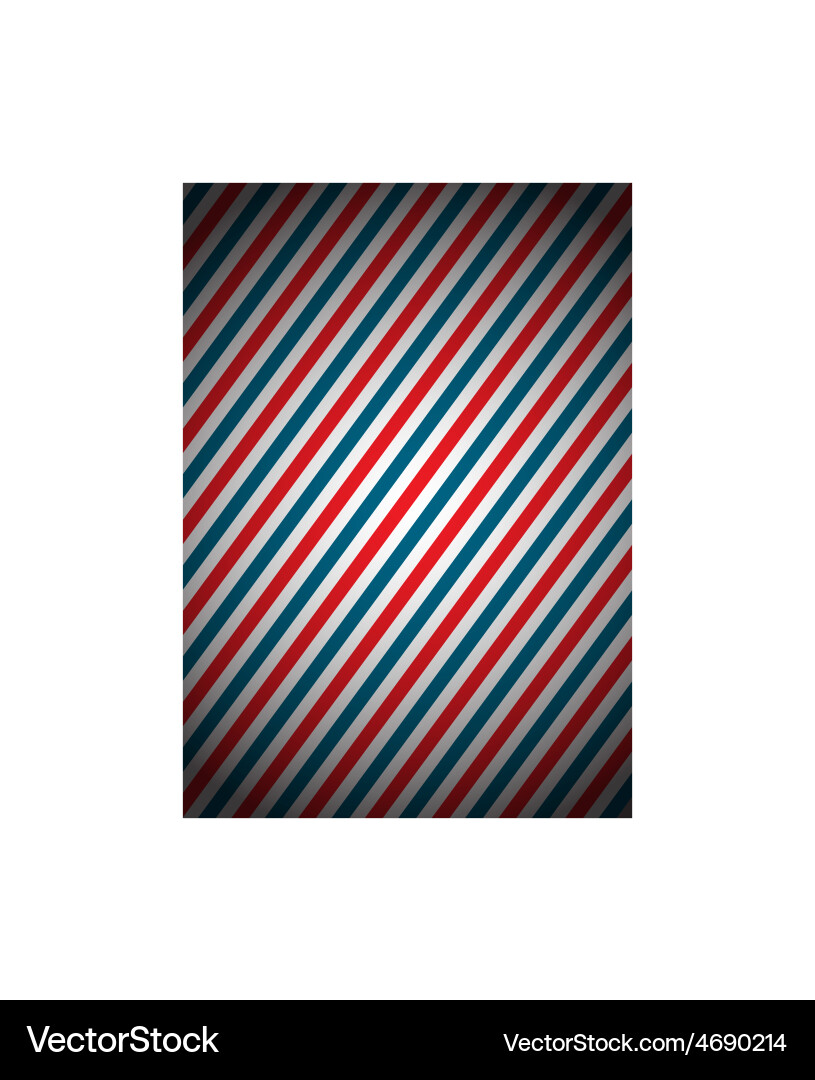 Red and Blue Diagonal Stripes Royalty Free Vector Image