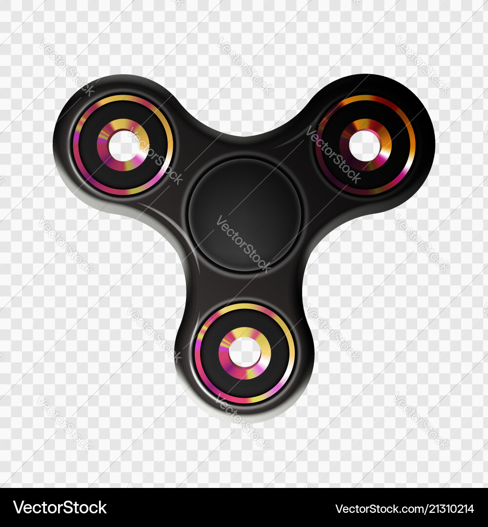 Stock realistic spinner Royalty Free Vector Image