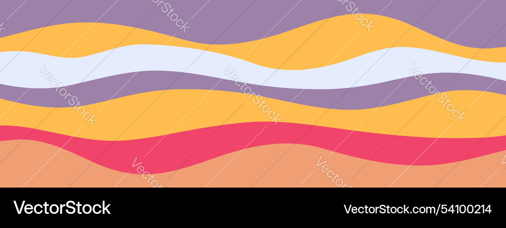 Wavy simple striped background solid graphic Vector Image