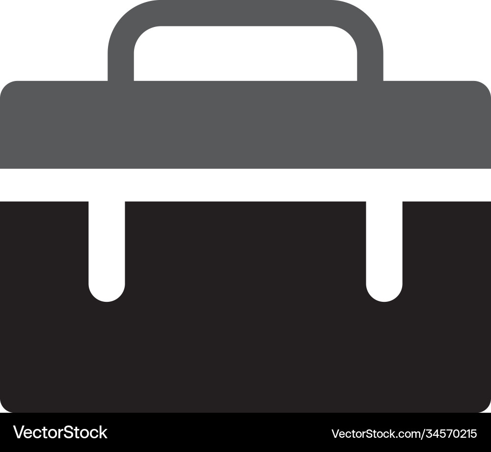 Brief case icon Royalty Free Vector Image - VectorStock