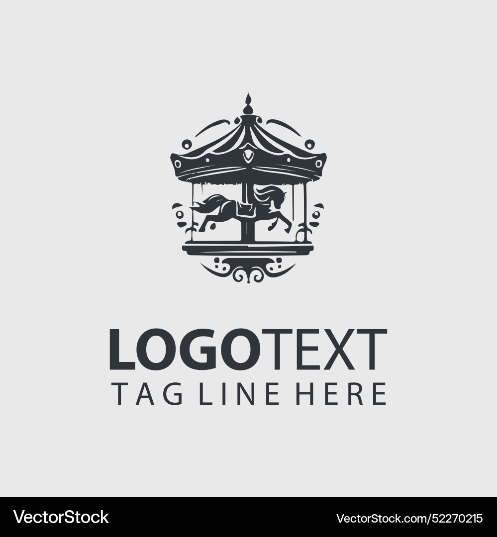 Carousel logo Royalty Free Vector Image - VectorStock