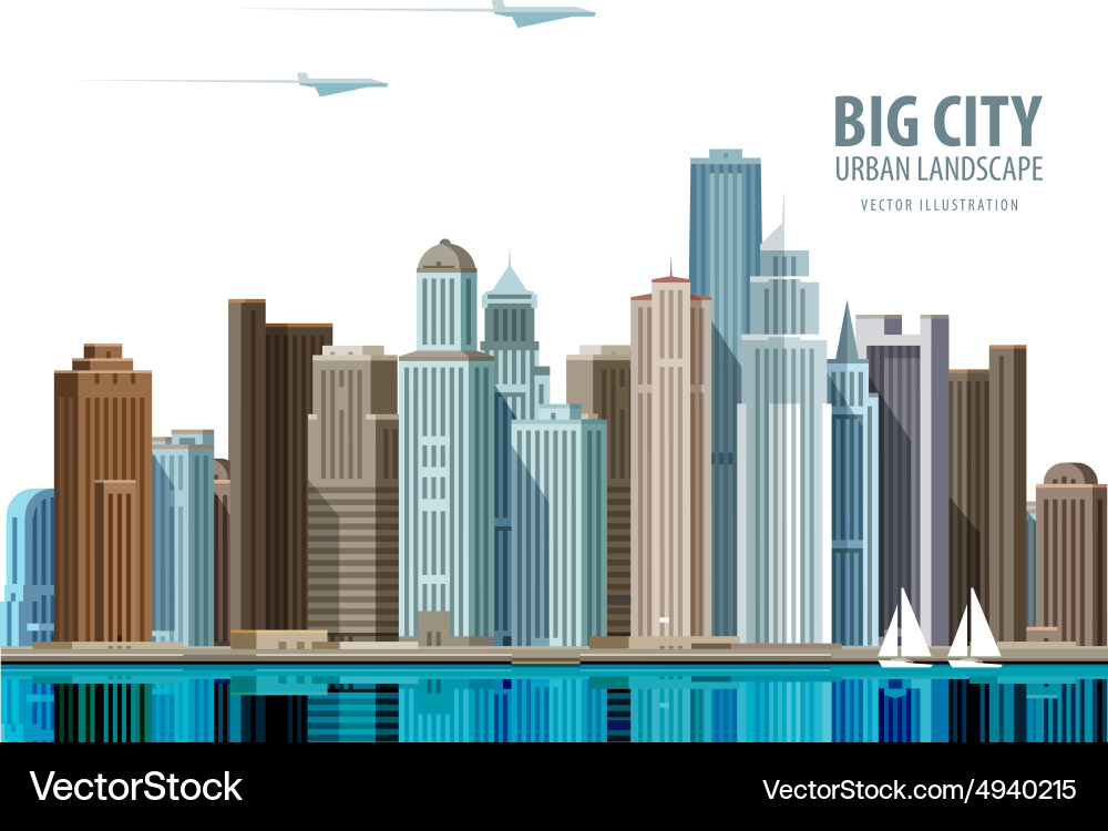 City town logo design template Royalty Free Vector Image