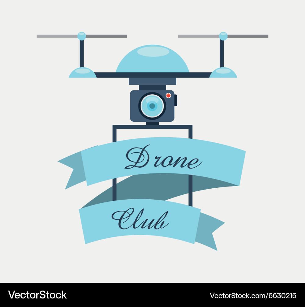 Drone technology design Royalty Free Vector Image