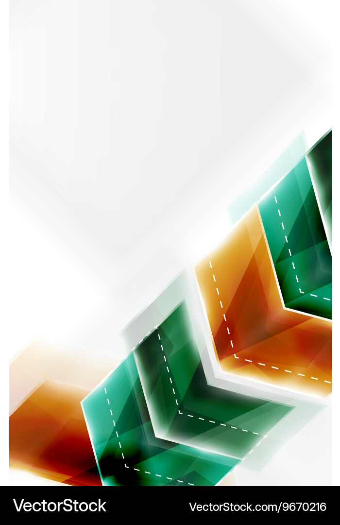 Colorful arrows composition Royalty Free Vector Image