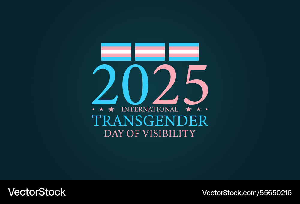 Empowering transgender voices the importance Vector Image