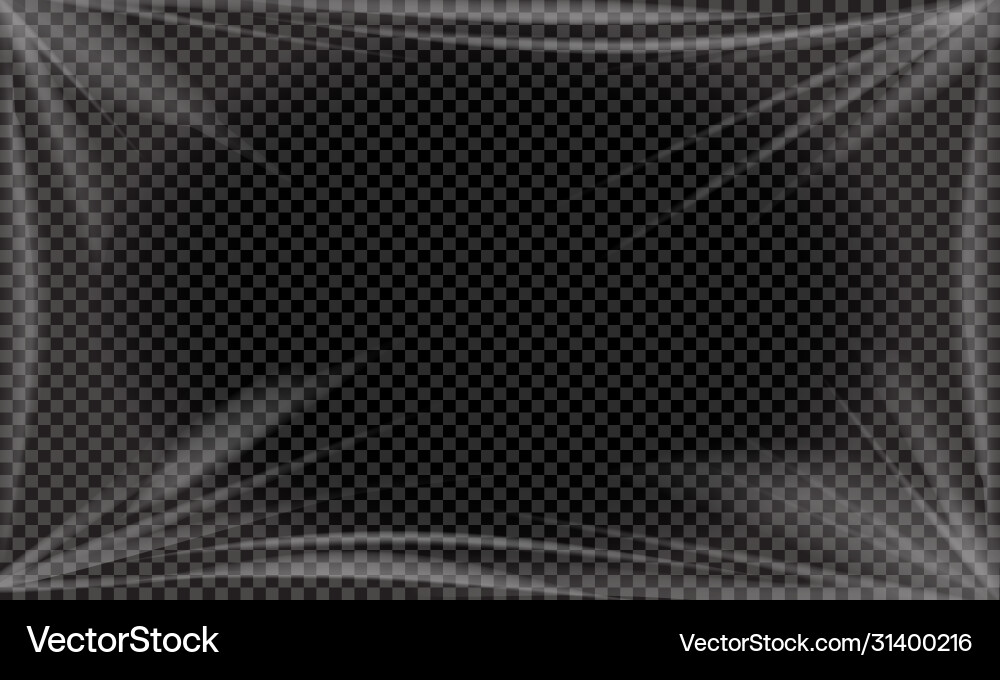 Transparent plastic backdrop Royalty Free Vector Image