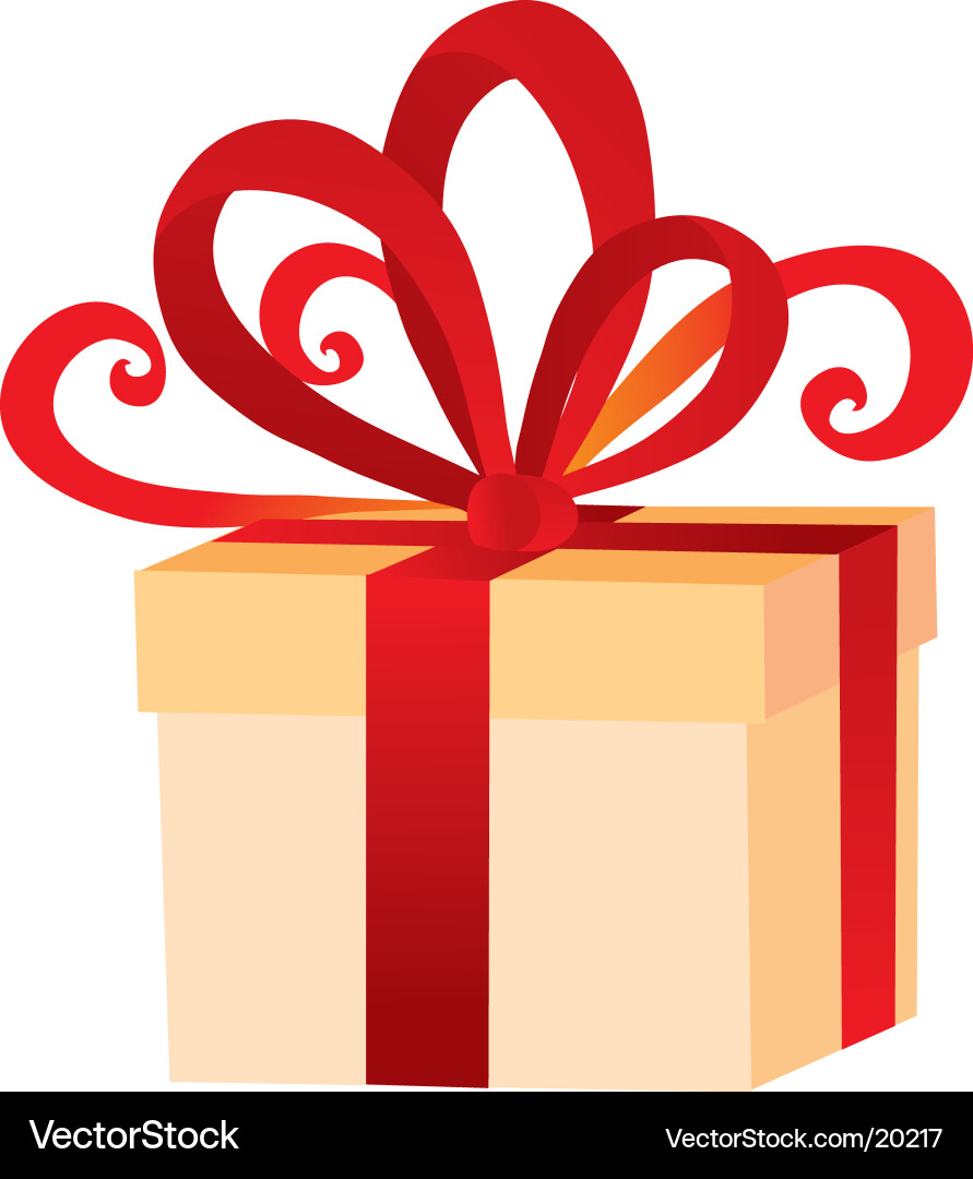 Gift box Royalty Free Vector Image - VectorStock