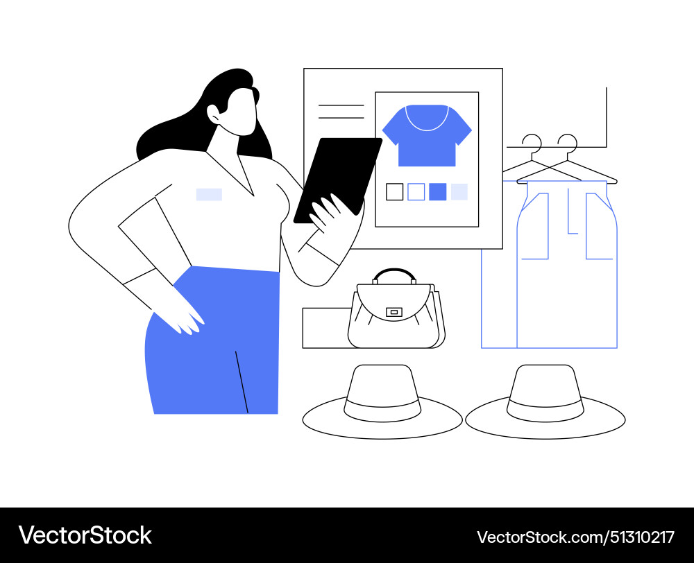 Retail software isolated cartoon Royalty Free Vector Image