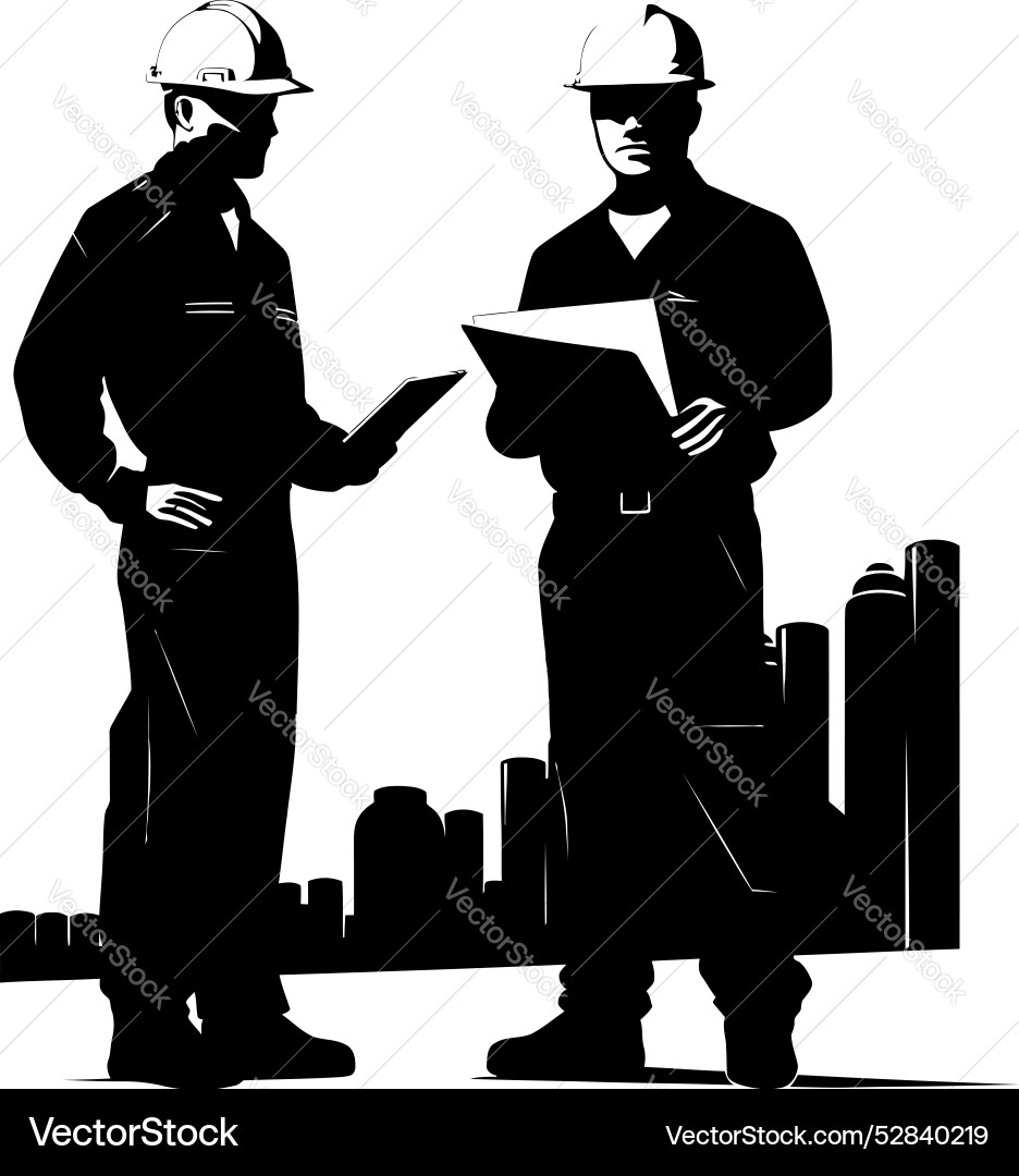 Design harmony engineer paper emblem engineering Vector Image