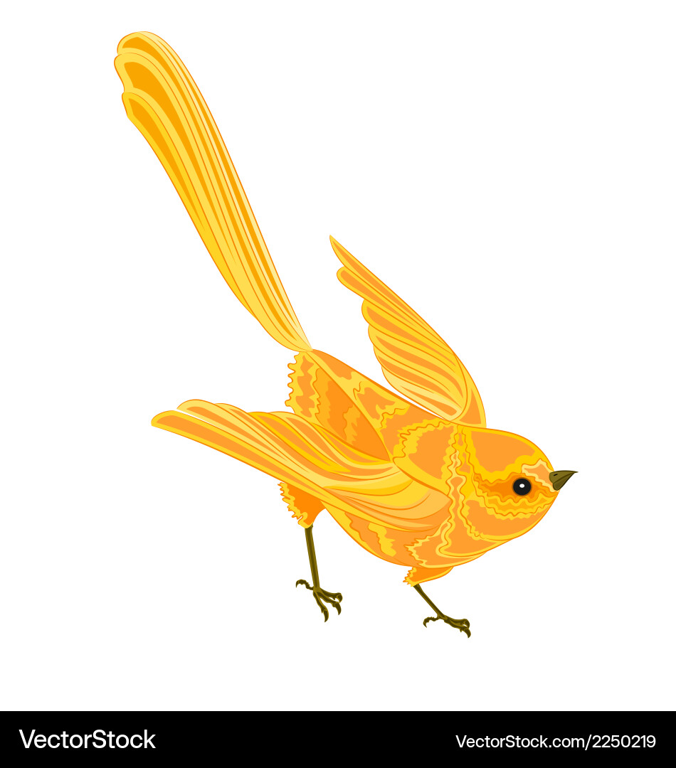 Gold-bird Royalty Free Vector Image - VectorStock
