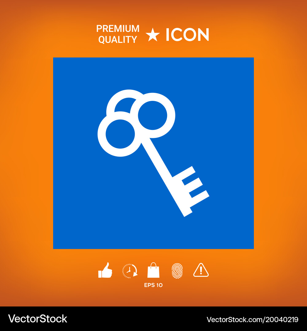 Key icon Royalty Free Vector Image - VectorStock