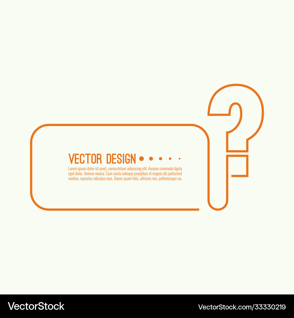 Question mark icon Royalty Free Vector Image - VectorStock