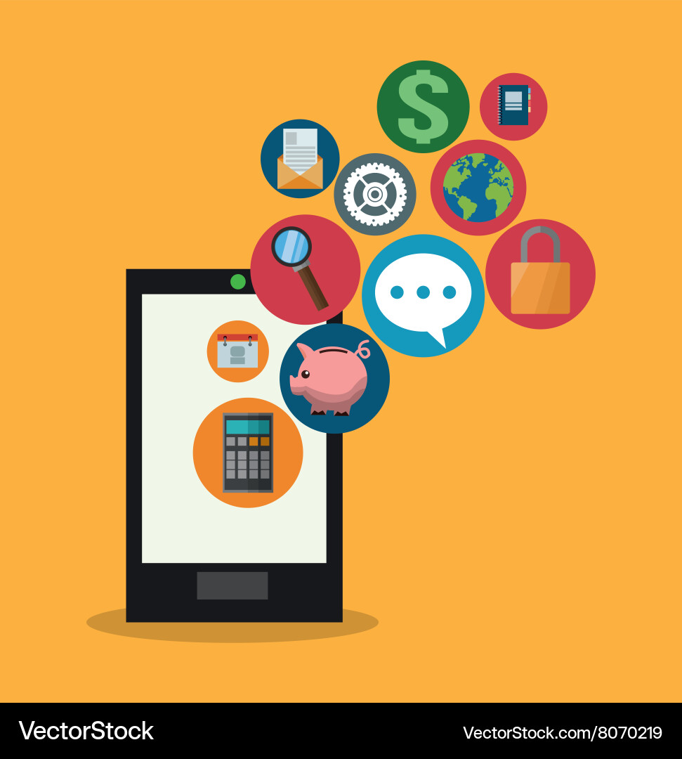 Technology icon design Royalty Free Vector Image