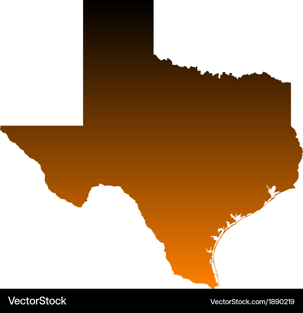 Texas Map Royalty Free Vector Image - VectorStock