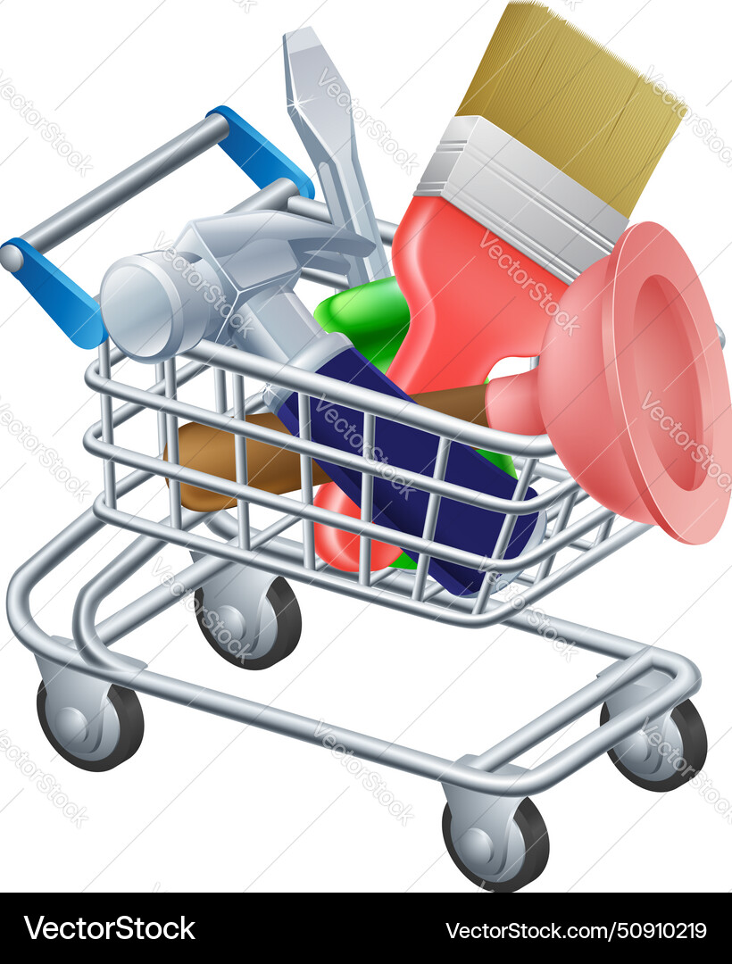 Tool trolley Royalty Free Vector Image - VectorStock