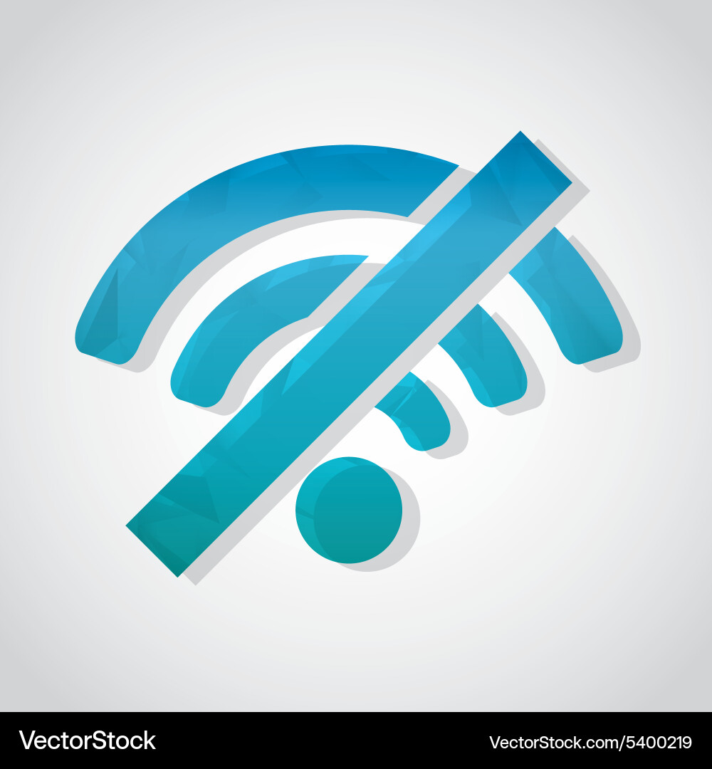 Wifi connection Royalty Free Vector Image - VectorStock