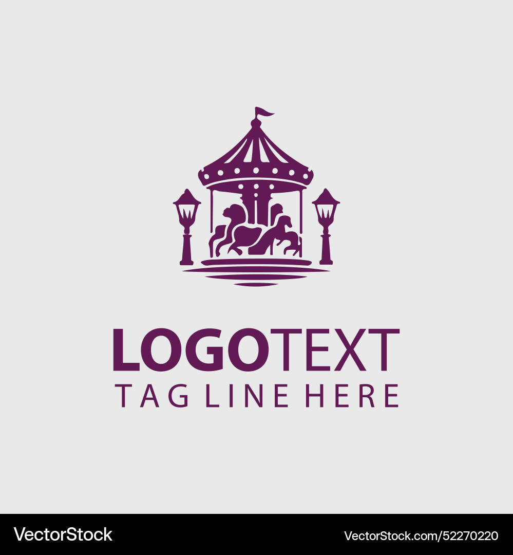 Carousel logo Royalty Free Vector Image - VectorStock