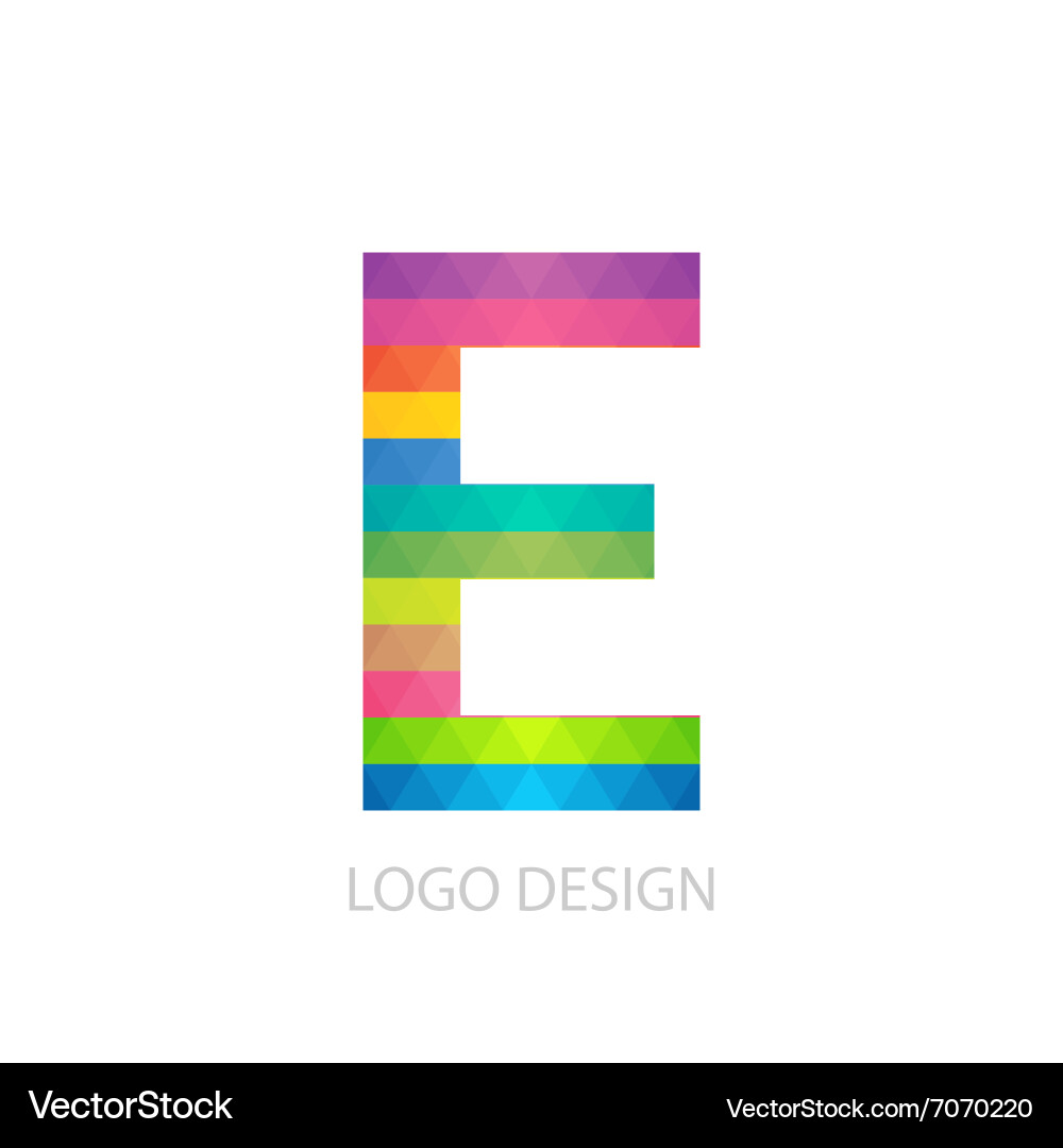 Colorful logo letter Royalty Free Vector Image