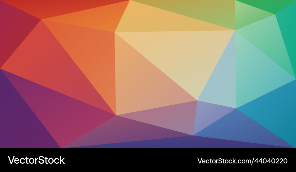 Colorful triangular background Royalty Free Vector Image
