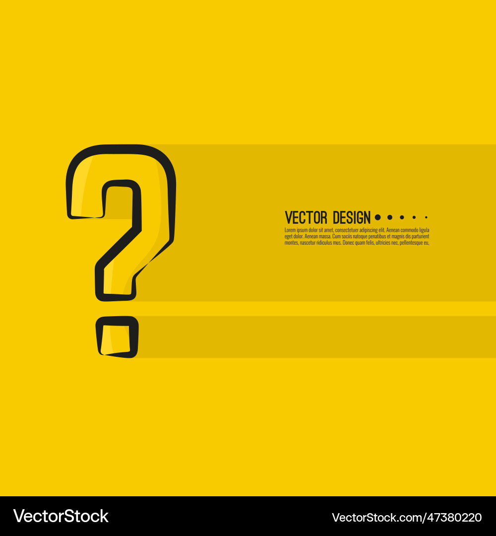 Question mark icon Royalty Free Vector Image - VectorStock