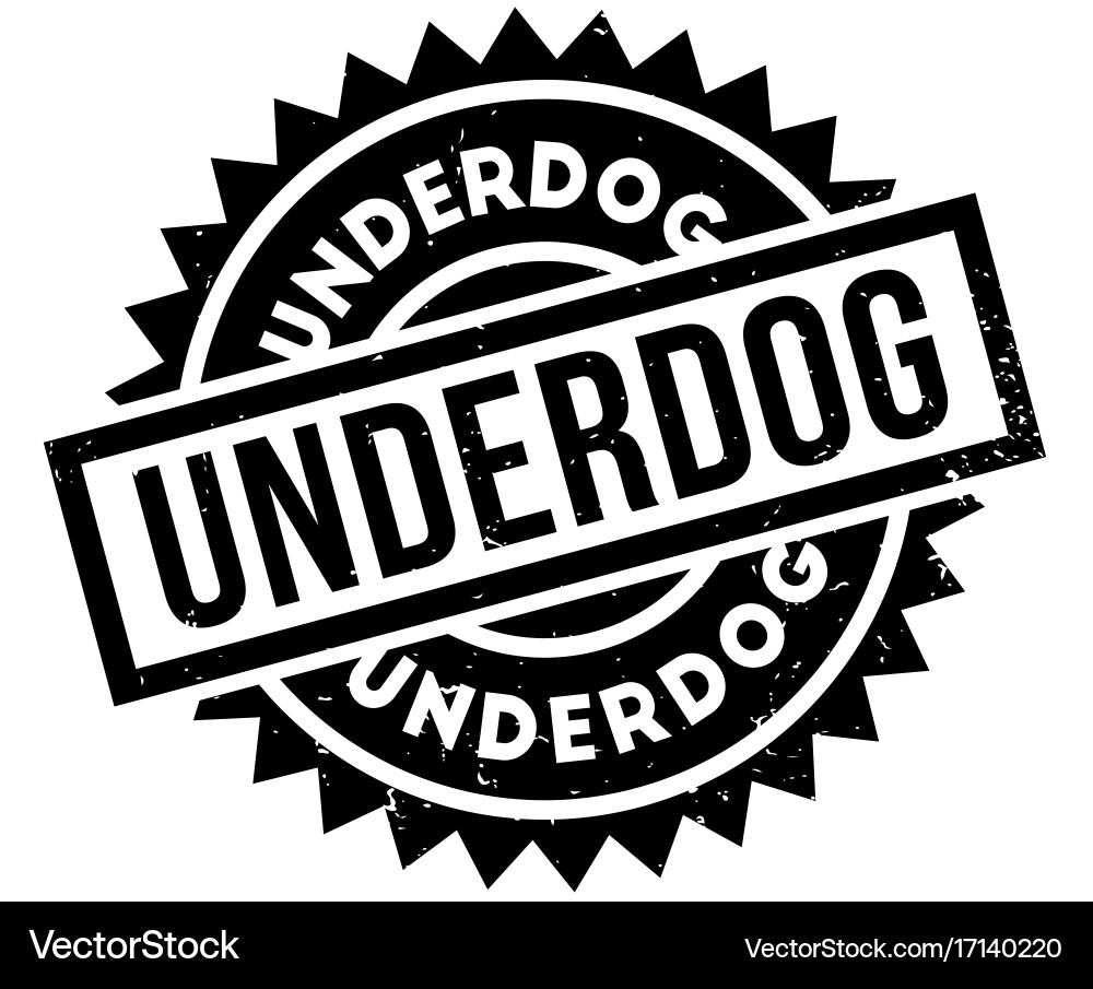 Underdog rubber stamp Royalty Free Vector Image