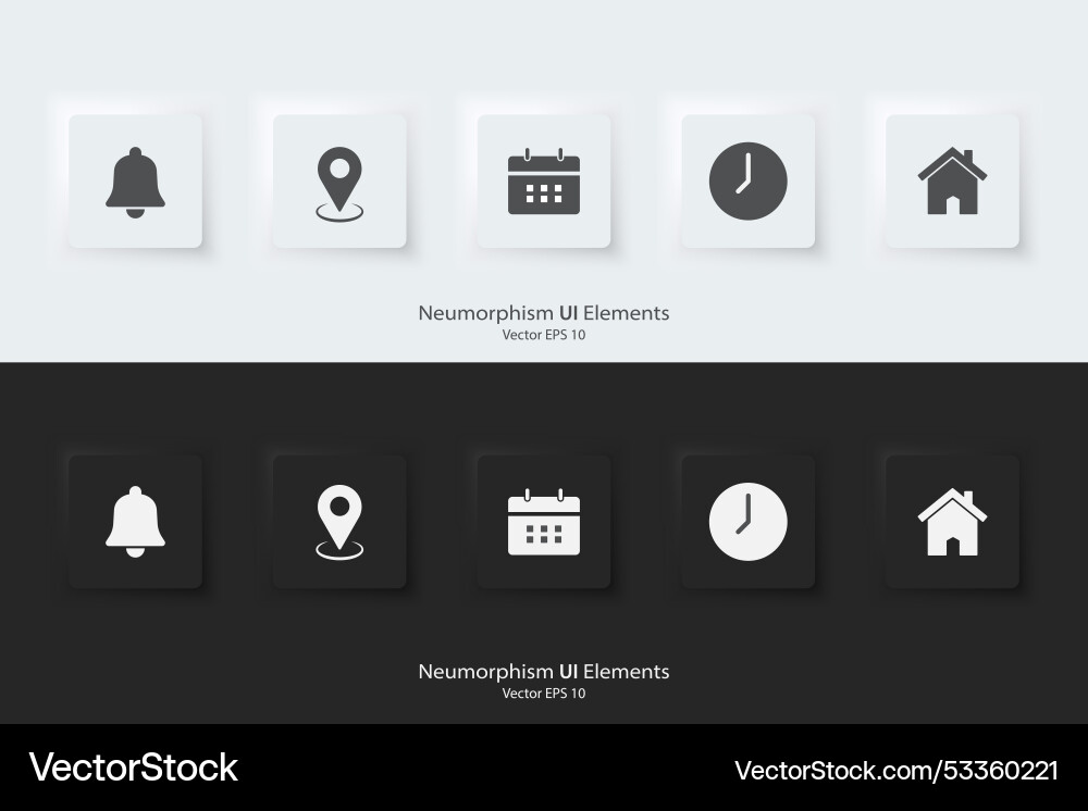 Notification location date time and address icon Vector Image