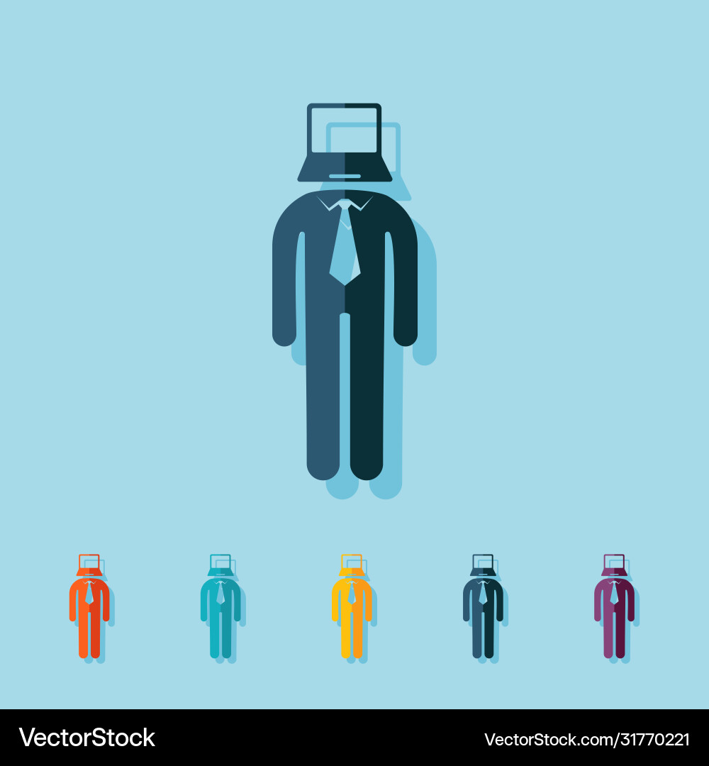 Stick figure a man Royalty Free Vector Image - VectorStock