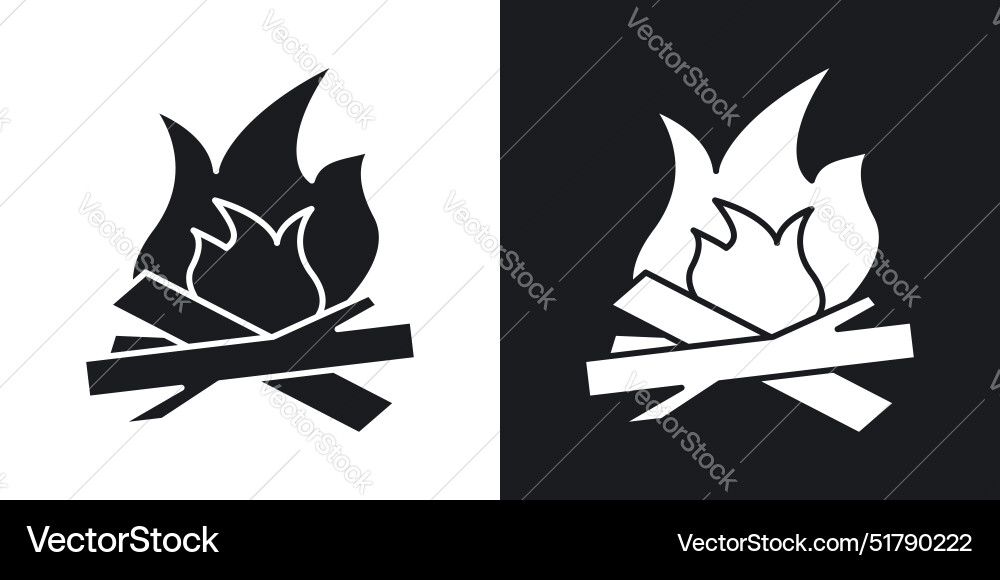 Campfire icon Royalty Free Vector Image - VectorStock
