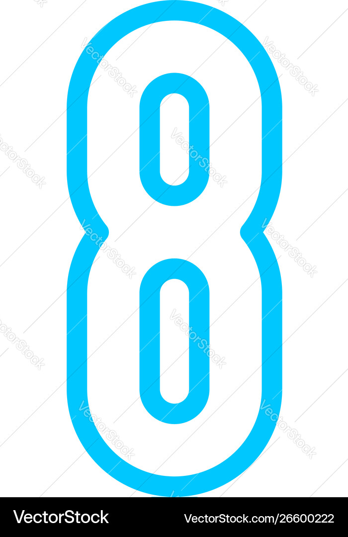 Font bright alphabet from colored outline Vector Image