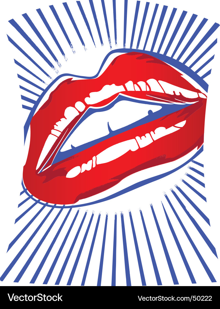 Lip design Royalty Free Vector Image - VectorStock