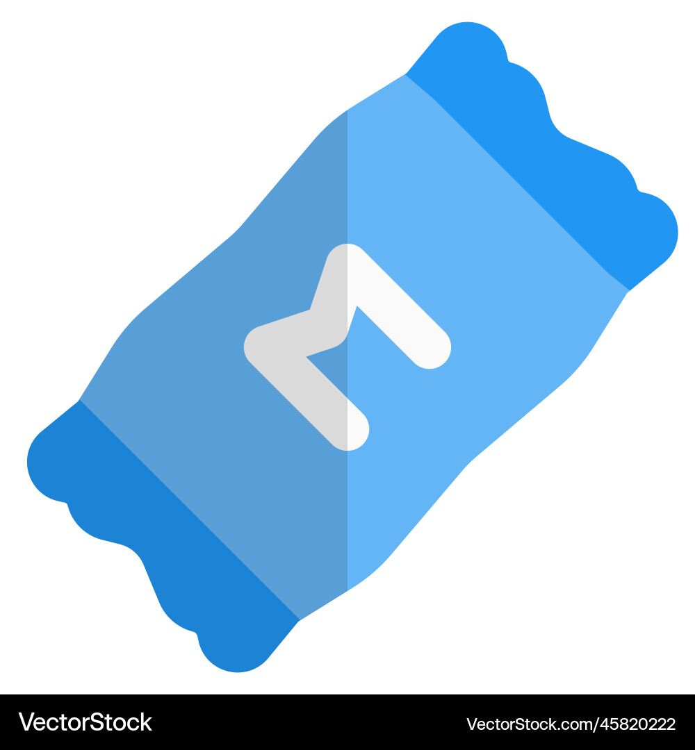 Tasty sweet refreshing milk candy Royalty Free Vector Image