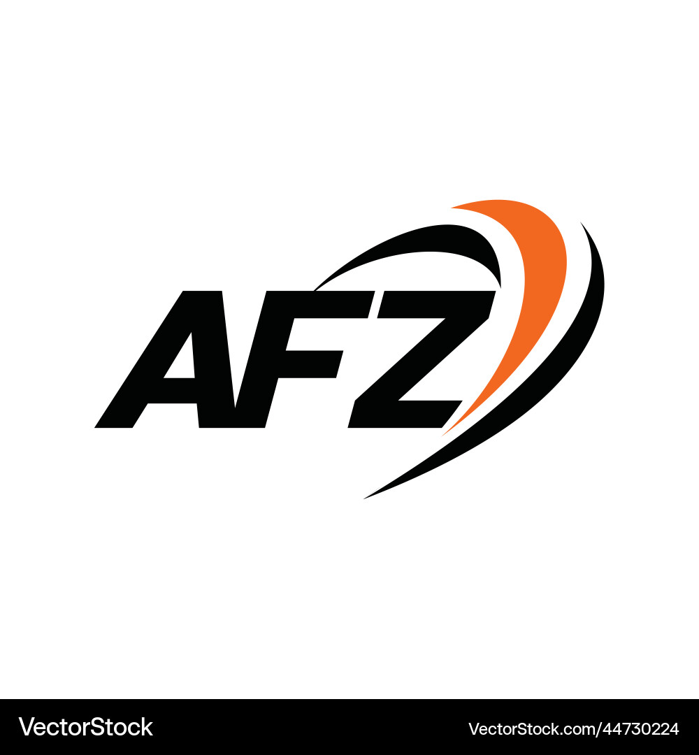 Afz monogram logo Royalty Free Vector Image - VectorStock