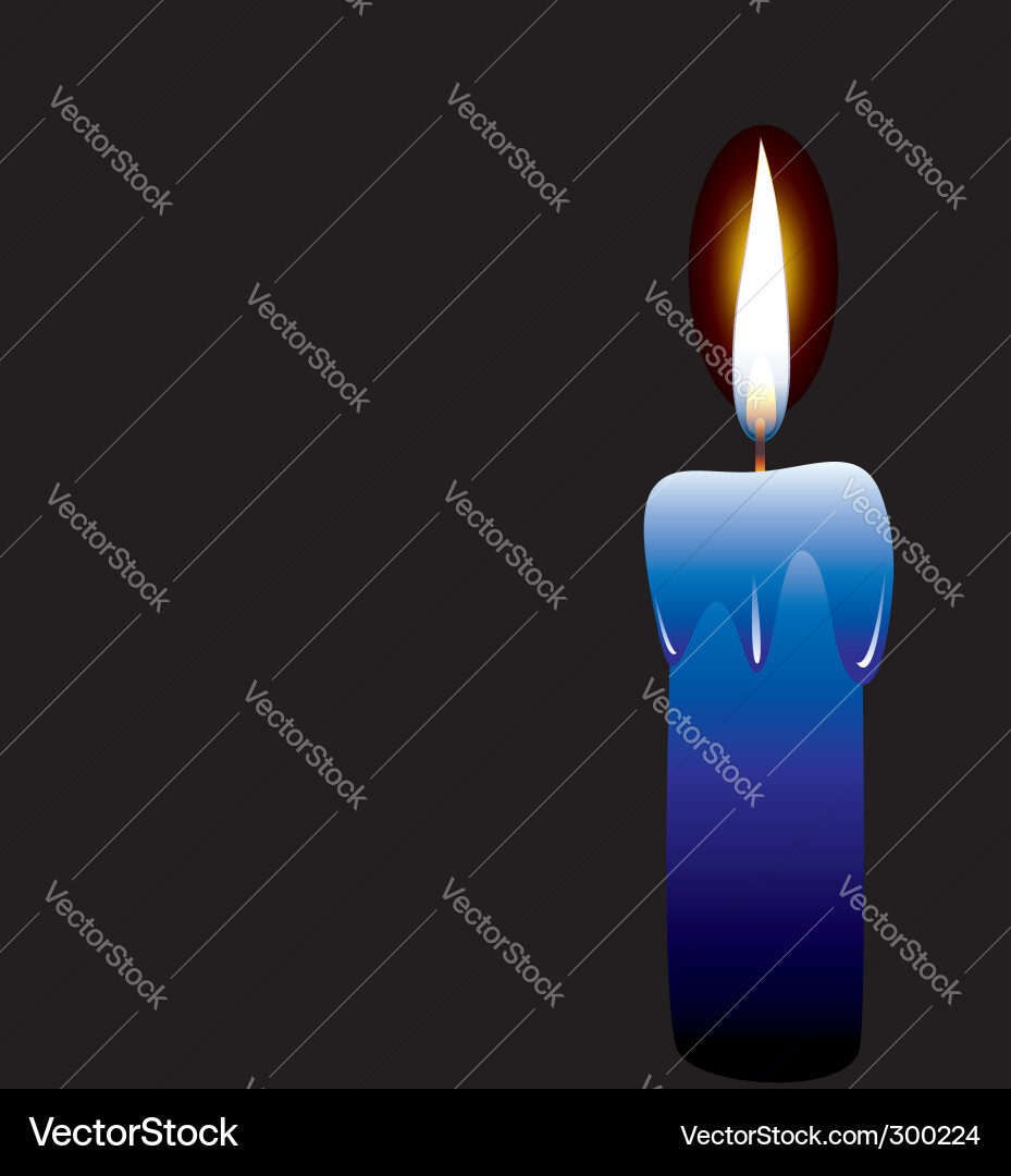 Candle Royalty Free Vector Image - VectorStock