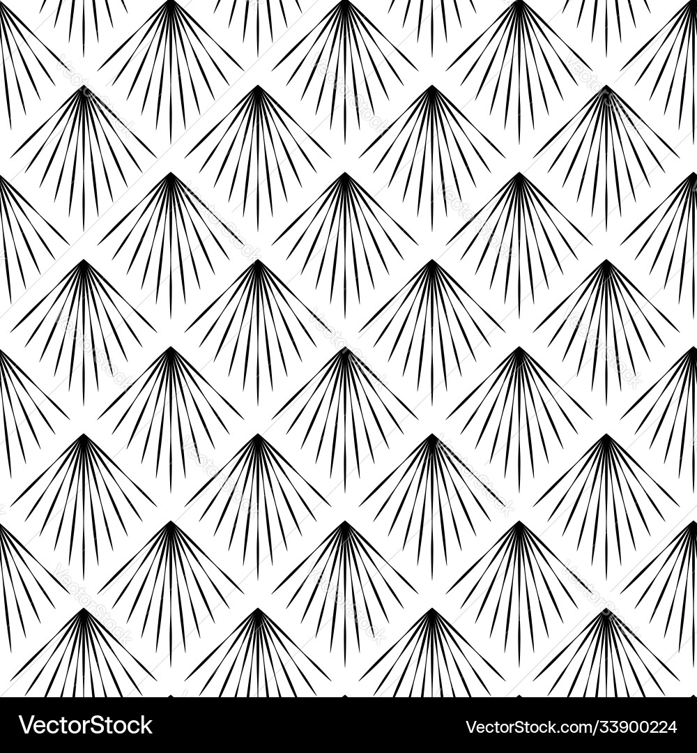 Seamless monochrome line pattern simple art Vector Image