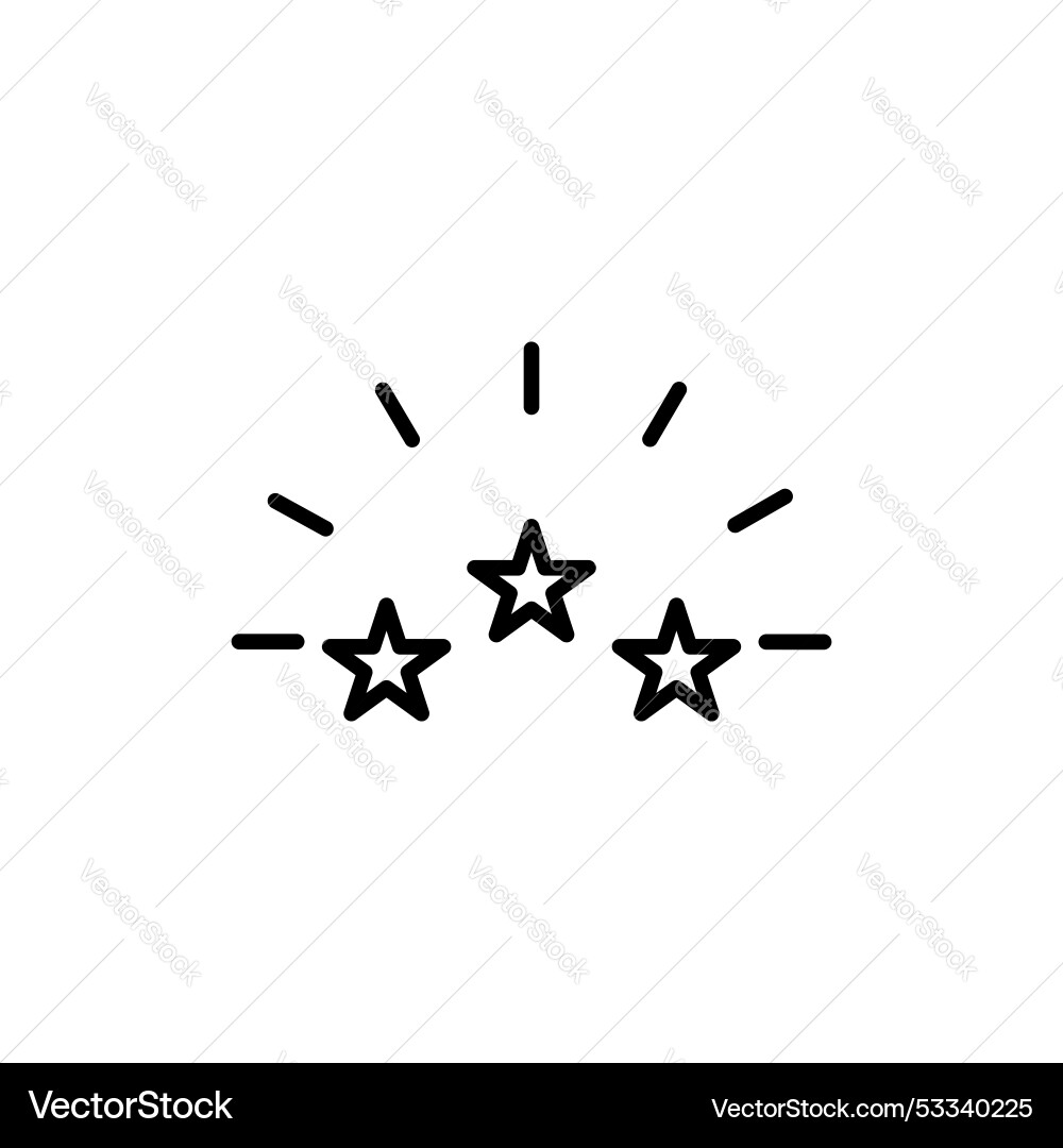 Appreciation icon set outstanding customer Vector Image