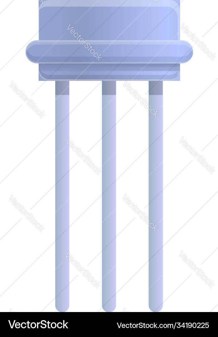 Electrical capacitor icon cartoon style Royalty Free Vector