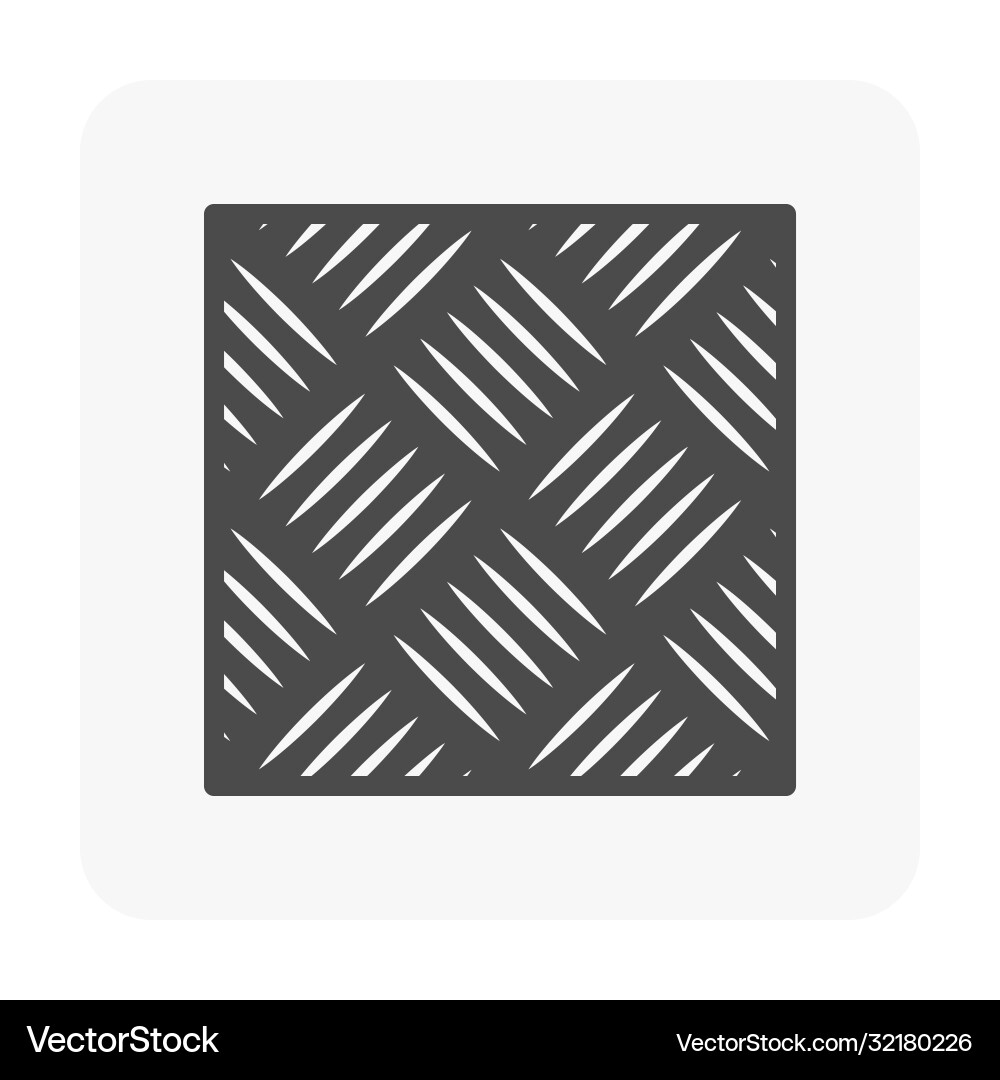 Checker plate floor Royalty Free Vector Image - VectorStock
