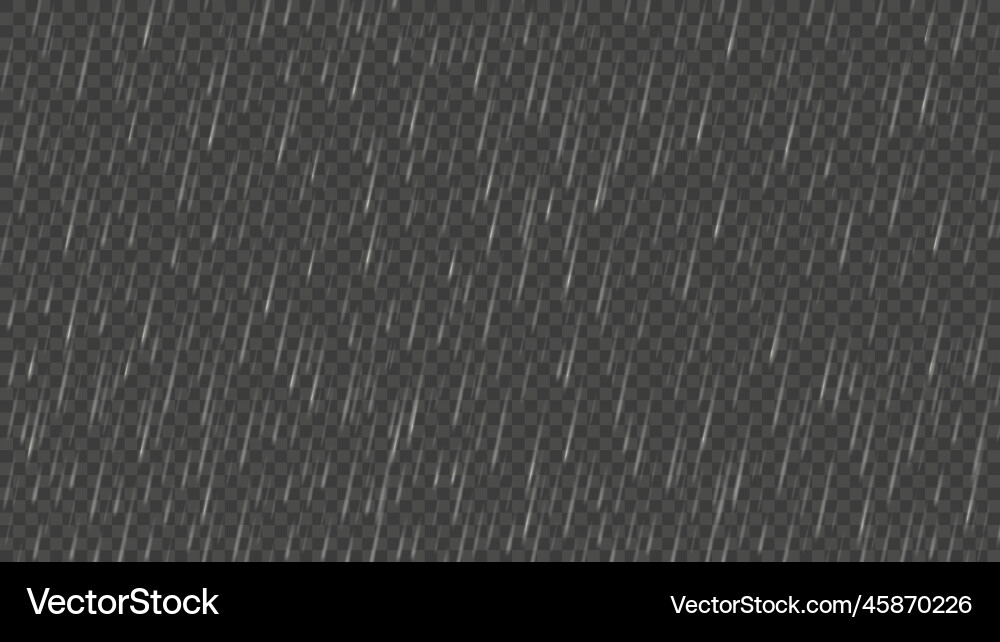 Heavy Rainstorm Overlay Royalty Free Vector Image