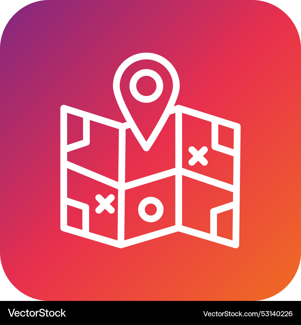 Map icon design Royalty Free Vector Image - VectorStock
