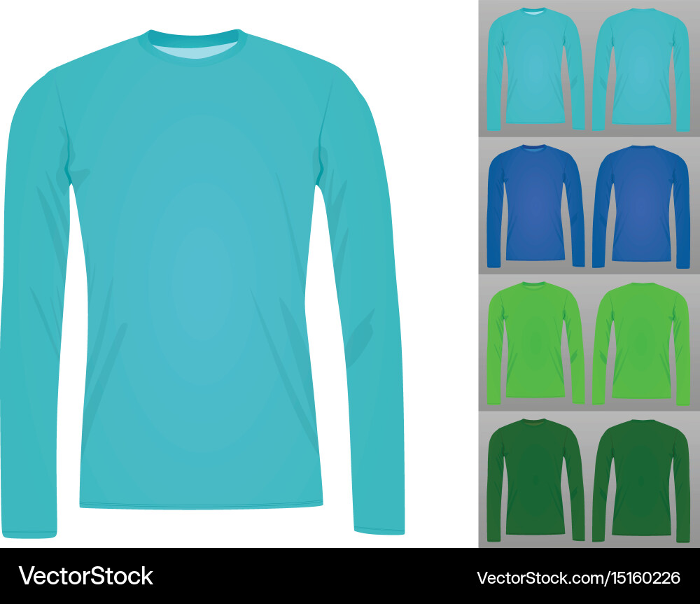 T shirt long Royalty Free Vector Image - VectorStock