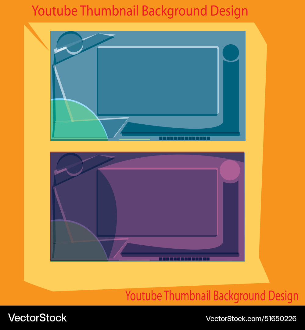Youtube thumbnail background Royalty Free Vector Image