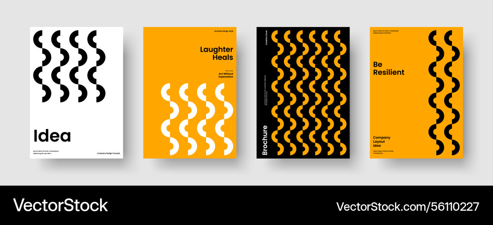 Geometric book cover design modern background Vector Image