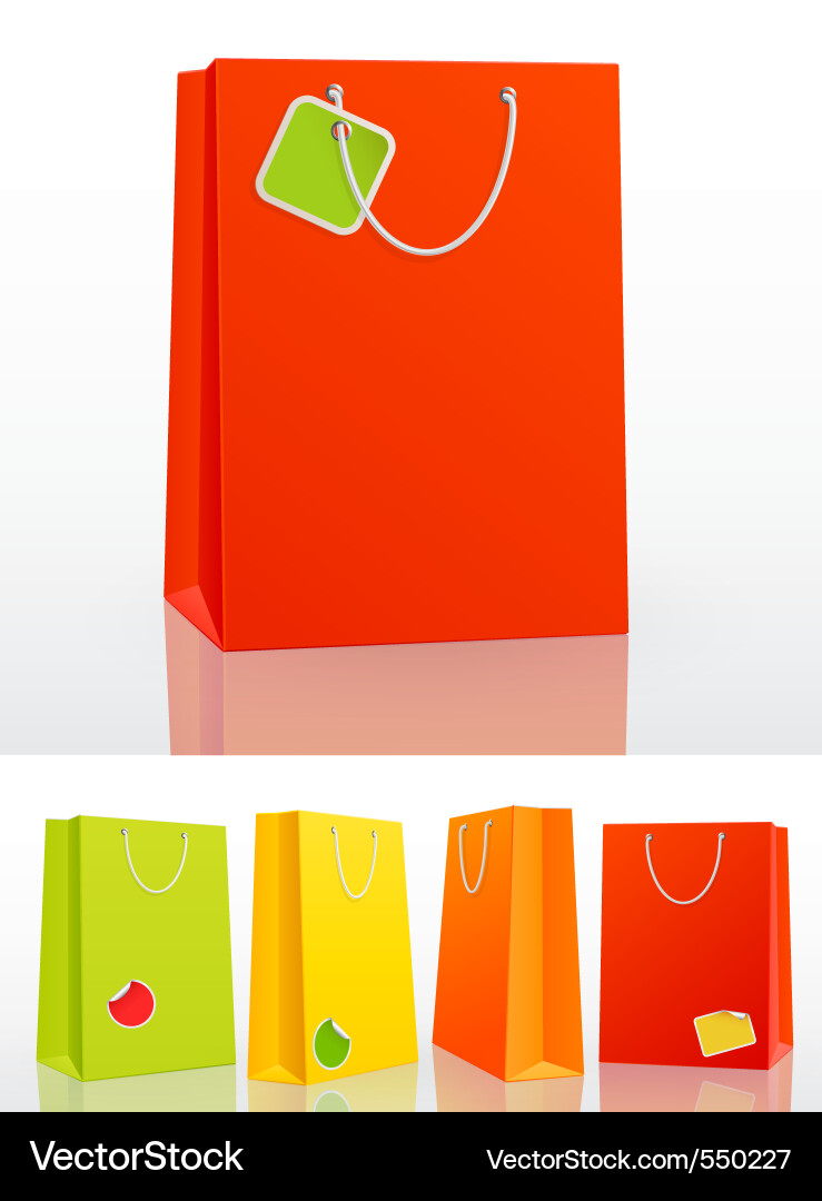 Shopping bag Royalty Free Vector Image - VectorStock