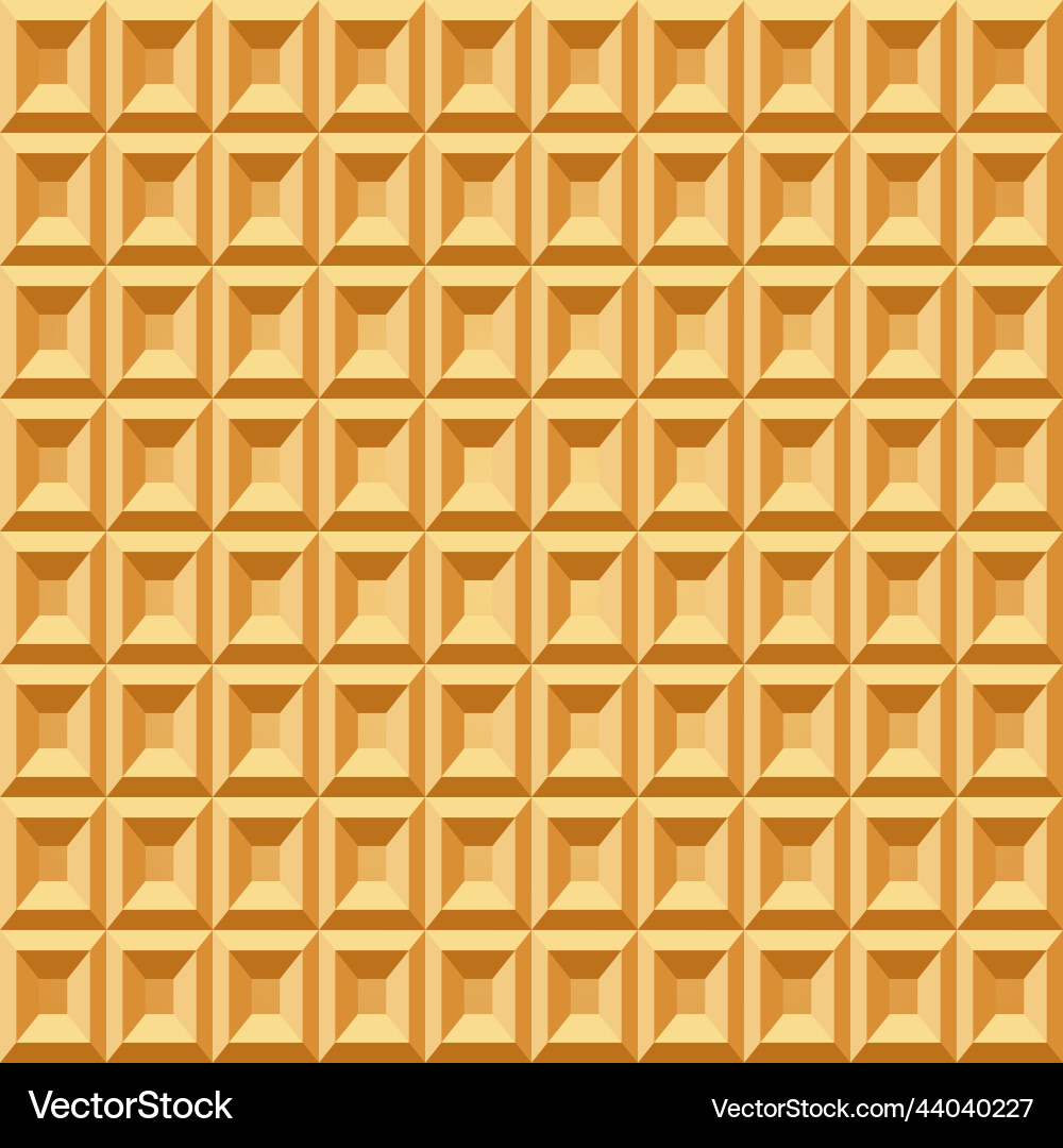 Waffle Seamless Pattern Royalty Free Vector Image