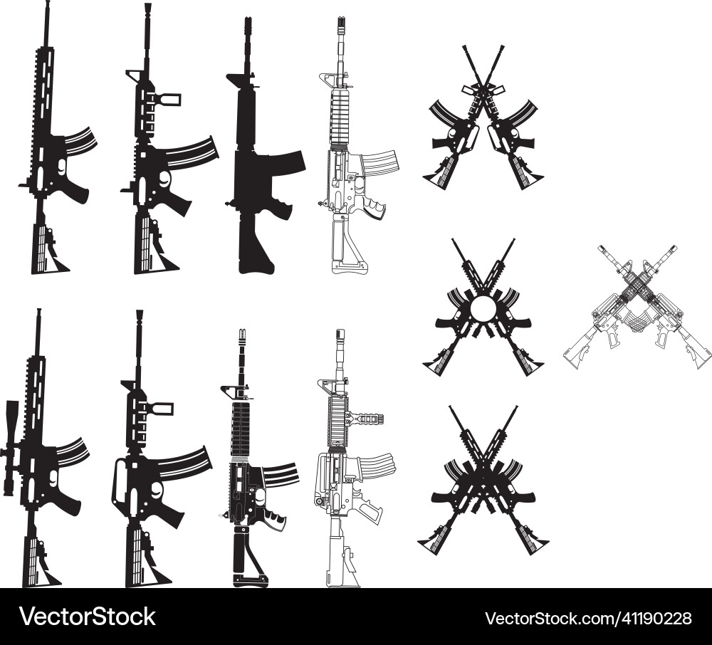 Ar15 Vector 558 Ar15 Vector Stock Vectors And Vector Art