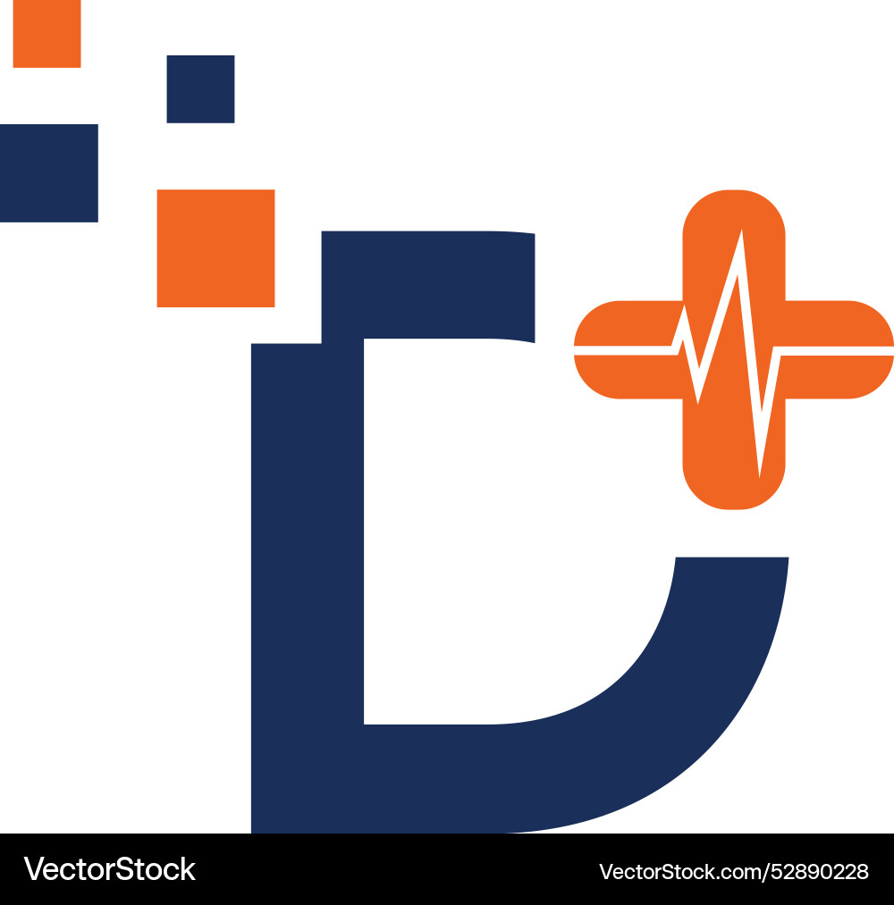 Medical logo design template Royalty Free Vector Image