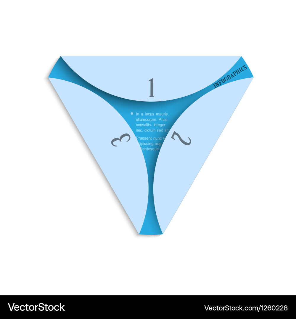 Trendy design template for infographics Royalty Free Vector