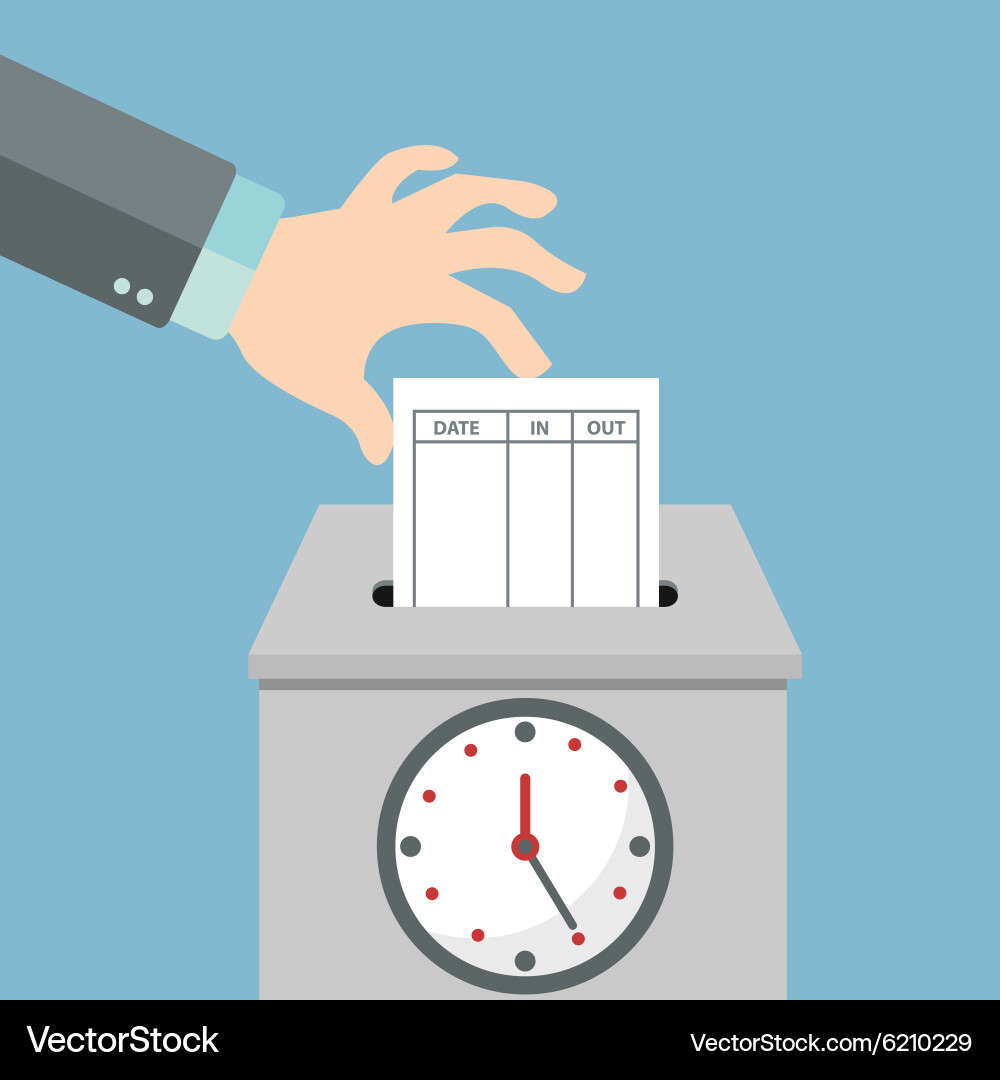 Punch Clock Vector Images (over 620)